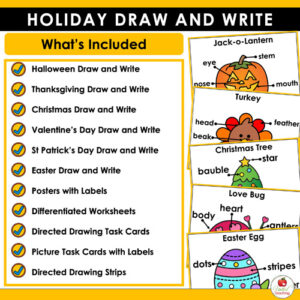 Draw and Write Holiday Bundle - United Teaching