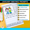 January Writing Prompts Packet - United Teaching