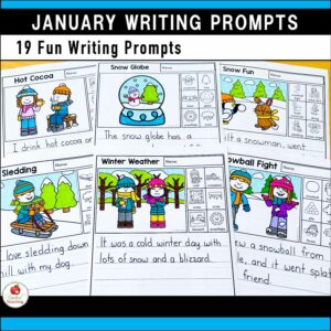January Writing Prompts Packet - United Teaching