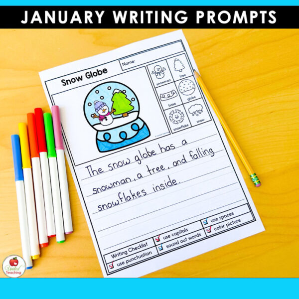 January Writing Prompts Packet - United Teaching