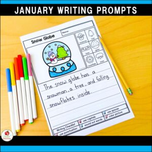 January Writing Prompts Packet - United Teaching