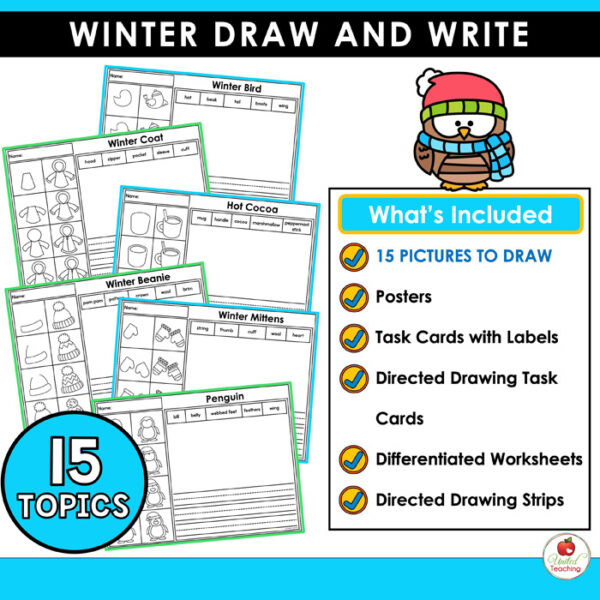 Winter Draw and Write Packet - United Teaching