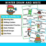 Winter Draw and Write Packet - United Teaching