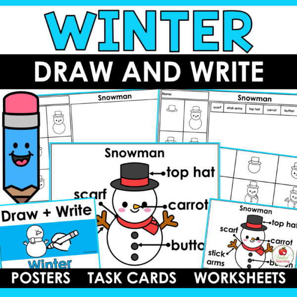 Winter Draw and Write Packet - United Teaching