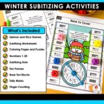Subitizing Activities Winter Math Bundle - United Teaching