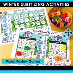 Subitizing Activities Winter Math Bundle - United Teaching