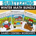 Subitizing Activities Winter Math Bundle - United Teaching