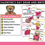 Valentine's Day Draw and Write Packet - United Teaching