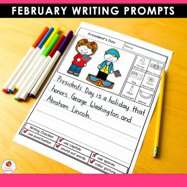 February Writing Prompts Packet - United Teaching