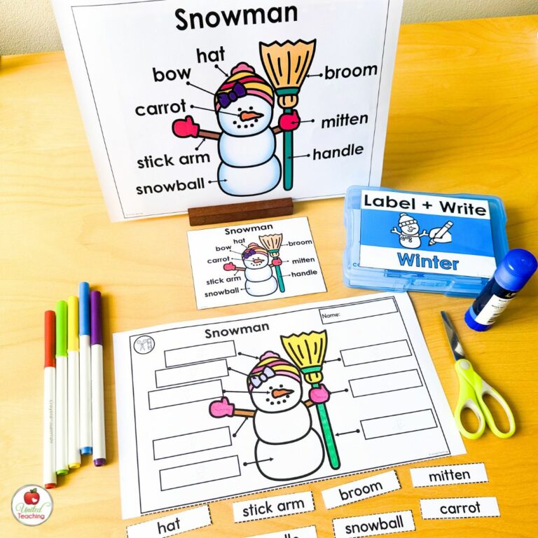 Labeling Winter Pictures to Build Emergent Writing Skills in ...