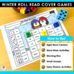 Roll and Read Winter Sight Word Games - United Teaching