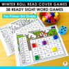 Roll and Read Winter Sight Word Games - United Teaching