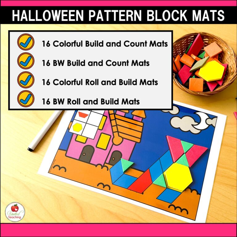 Pattern Block Mats Holiday Bundle - United Teaching