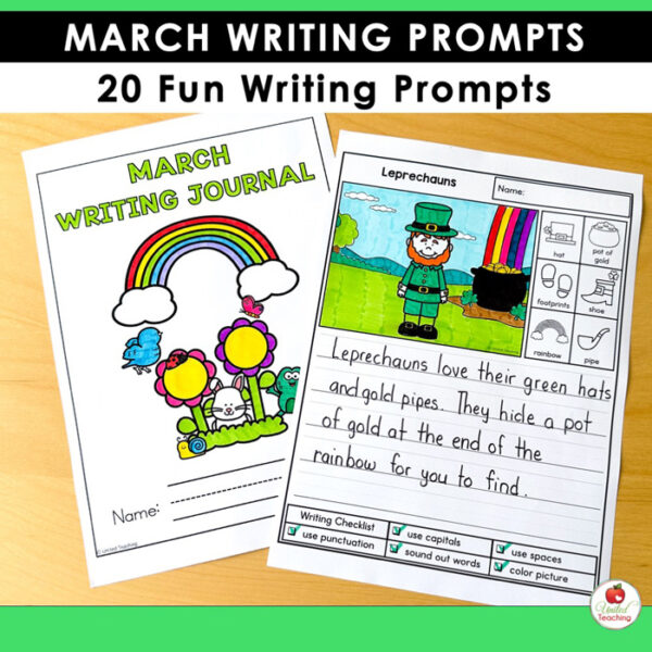 March Writing Prompts Packet - United Teaching