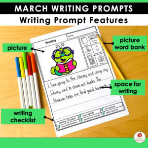 March Writing Prompts Packet - United Teaching