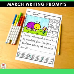 March Writing Prompts Packet - United Teaching