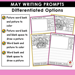 May Writing Prompts Packet - United Teaching