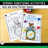 Subitizing Activities Spring Bundle - United Teaching