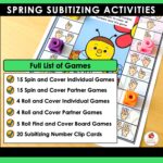 Subitizing Activities Spring Math Bundle - United Teaching