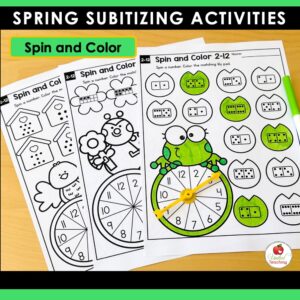Subitizing Activities Spring Math Bundle - United Teaching