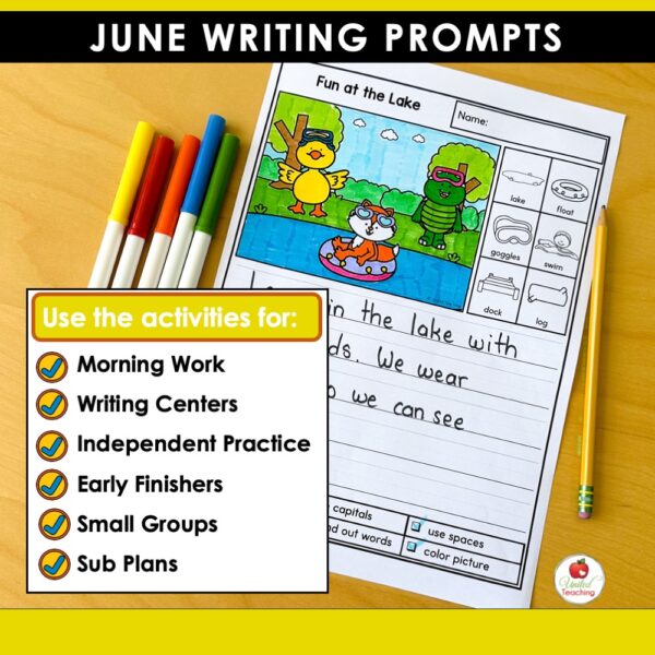 June Writing Prompts Packet - United Teaching