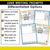 June Writing Prompts Packet - United Teaching