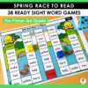 Spring Roll and Race to Read Sight Word Partner Games - United Teaching
