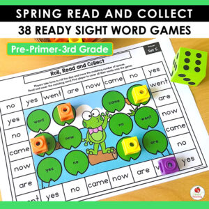 Spring Read and Collect Sight Word Games - United Teaching