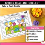 Spring Read and Collect Sight Word Games - United Teaching