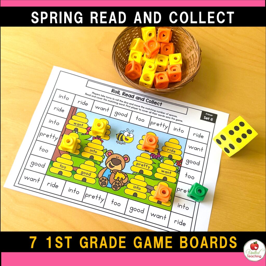 Spring Read and Collect Sight Word Games - United Teaching