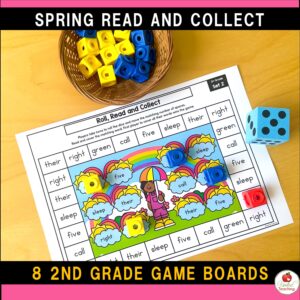 Spring Read and Collect Sight Word Games - United Teaching