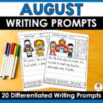 August Writing Prompts Packet - United Teaching