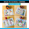 Back to School Math and Literacy Kindergarten Centers - United Teaching