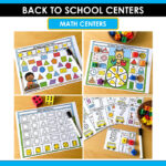 Back to School Math and Literacy Kindergarten Centers - United Teaching