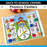 Back to School Math and Literacy Kindergarten Centers - United Teaching