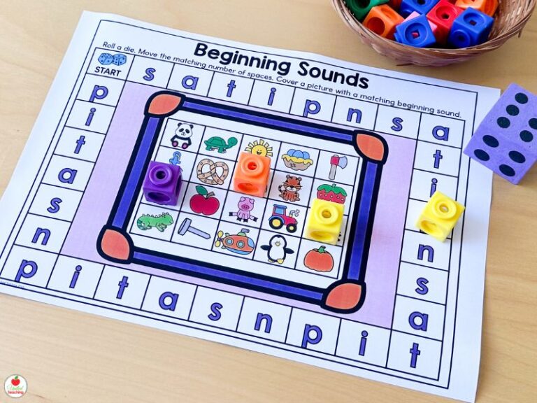 Alphabet Dice and Spinner Games for Letters and Sounds - United Teaching
