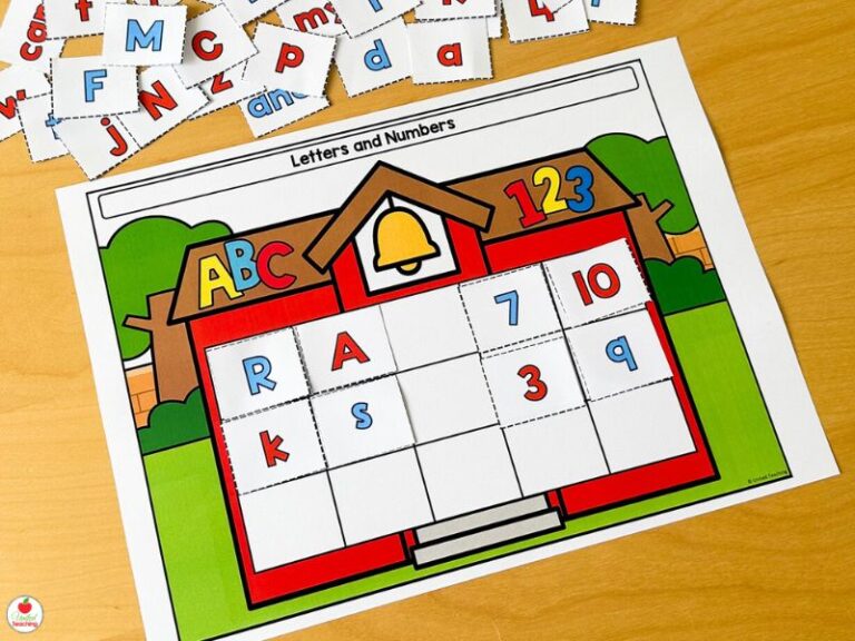 Beginning of the Year Literacy Centers for Kindergarten - United Teaching