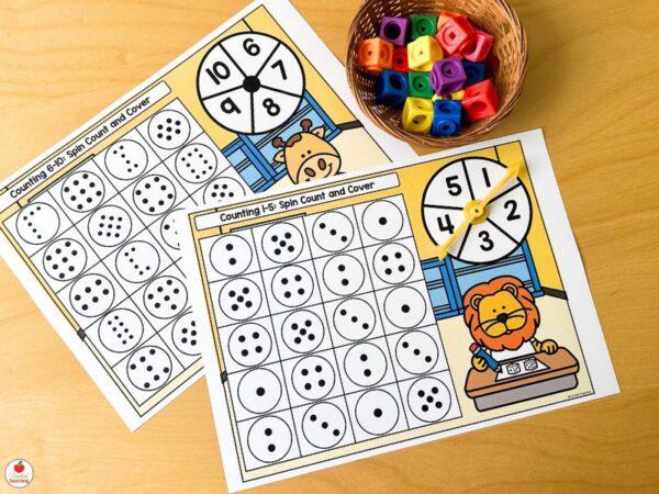 Beginning of the Year Hands-On Math Centers for Kindergarten - United ...