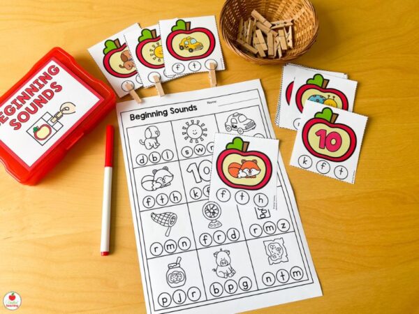 Fall Literacy Centers for Kindergarten - United Teaching