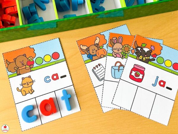 Fall Literacy Centers for Kindergarten - United Teaching