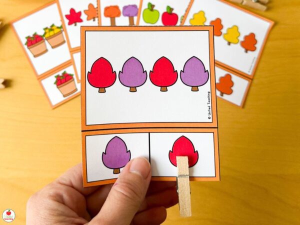 Fall Math Centers for Kindergarten - United Teaching