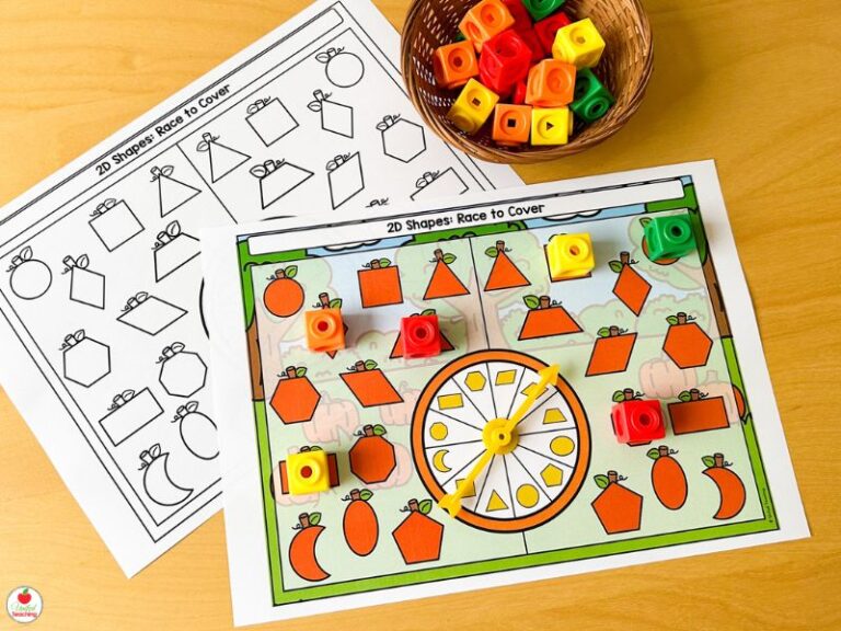 Fall Math Centers for Kindergarten - United Teaching