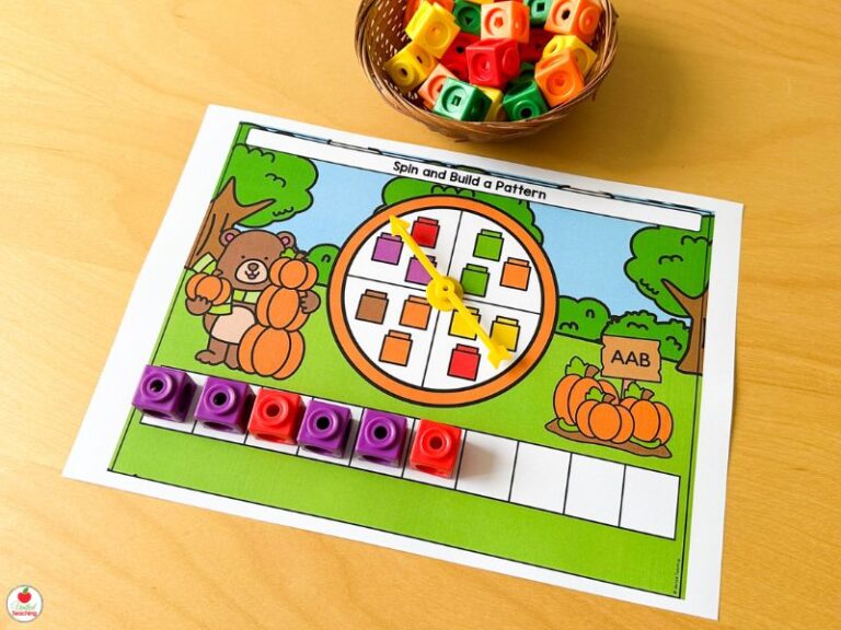 Fall Math Centers for Kindergarten - United Teaching