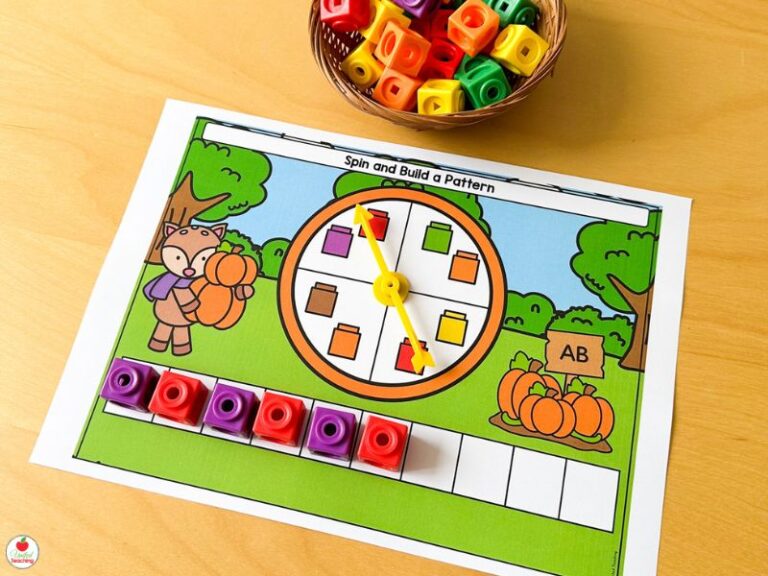 Fall Math Centers for Kindergarten - United Teaching