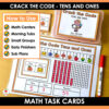 Math Decoders™ – Crack the Code Math Task Cards – Tens and Ones Fall ...