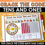 Math Decoders™ – Crack the Code Math Task Cards – Tens and Ones Fall ...