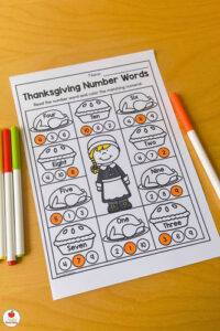 Printable Kindergarten Thanksgiving Worksheets That Make Learning Fun ...
