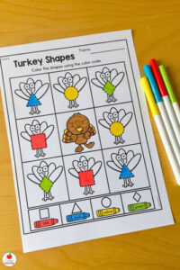 Printable Kindergarten Thanksgiving Worksheets That Make Learning Fun ...