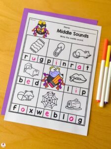 Halloween Literacy Worksheets for Kindergarten - United Teaching