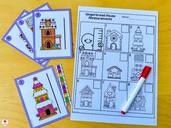 Gingerbread Activities for Kindergarten: Math and Literacy Centers for ...